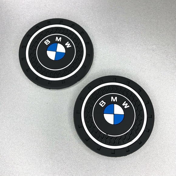 Other | Bmw Logo Car Cup Holder Coasters | Poshmark